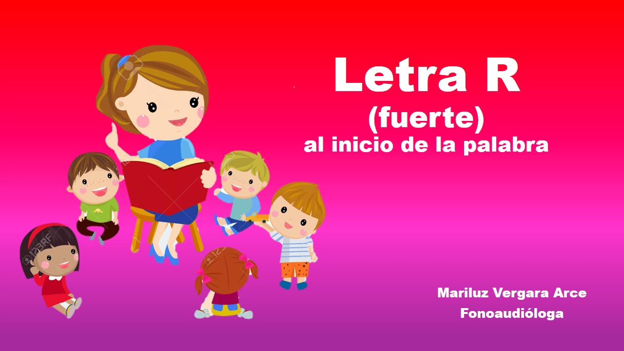 Letra R fuerte al inicio de palabras apoyo Metodo Matte - YouTube