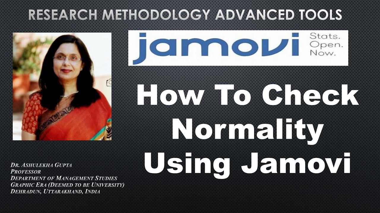 04 How to Check Normality Using Jamovi? (jamovi) (normality) (data ...