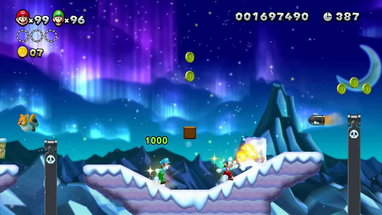 New Super Mario Bros U - 100% Walkthrough Co-op - Parte 08 di 22 - YouTube