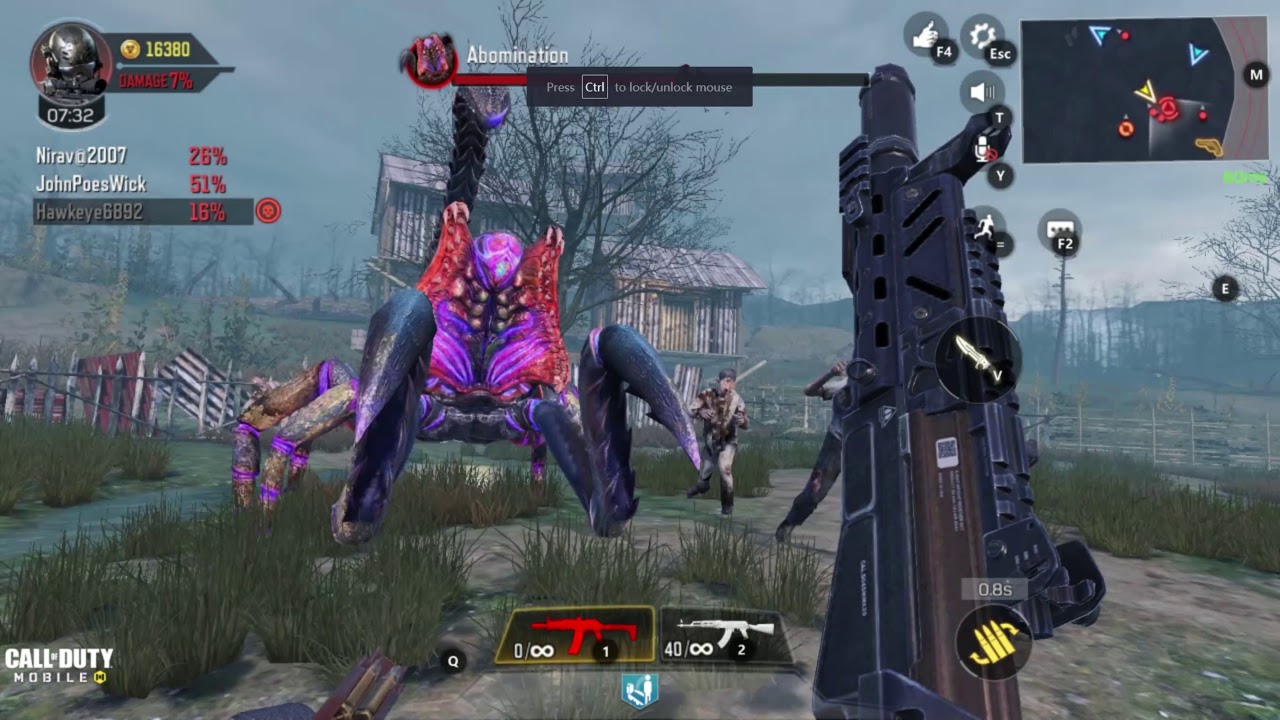 Call of Duty: Mobile | Zombie | Boss Fight | Abomination - YouTube