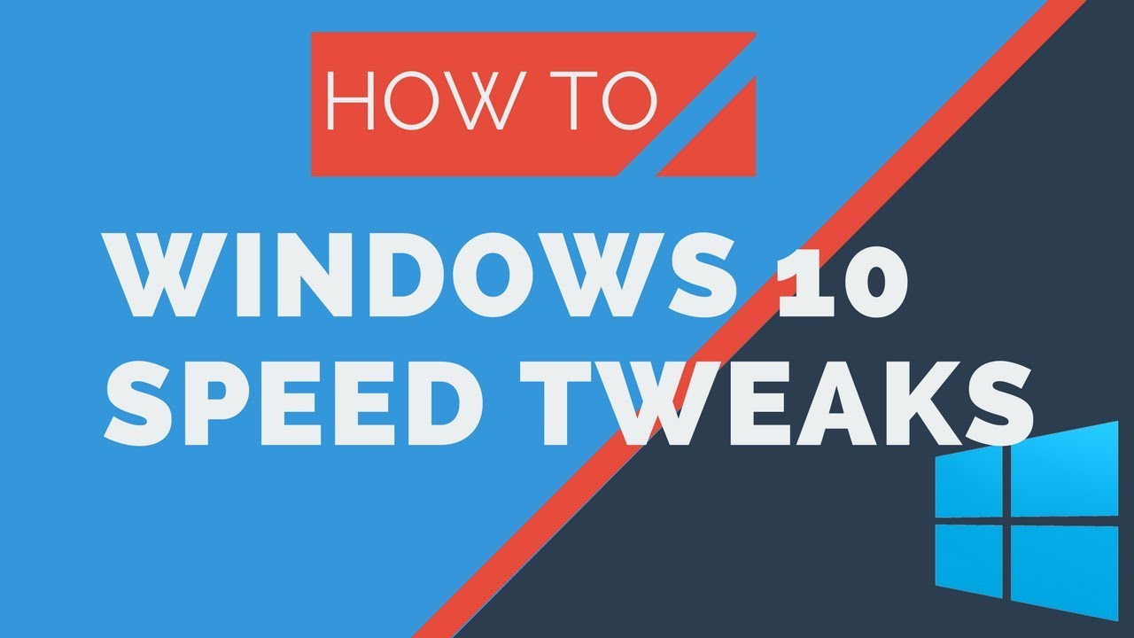 Windows 10 Speed Tweaks (2018) - YouTube