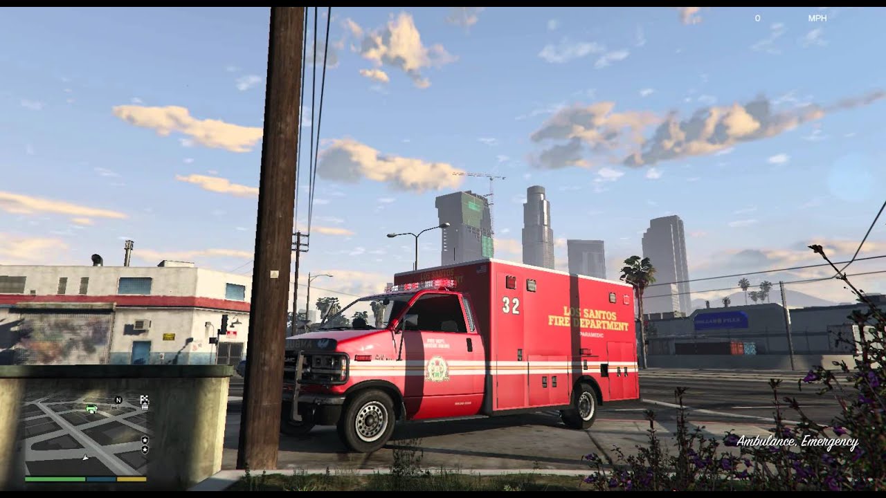 GTA 5 LED Ambulance Mod V1.1 Preview - YouTube