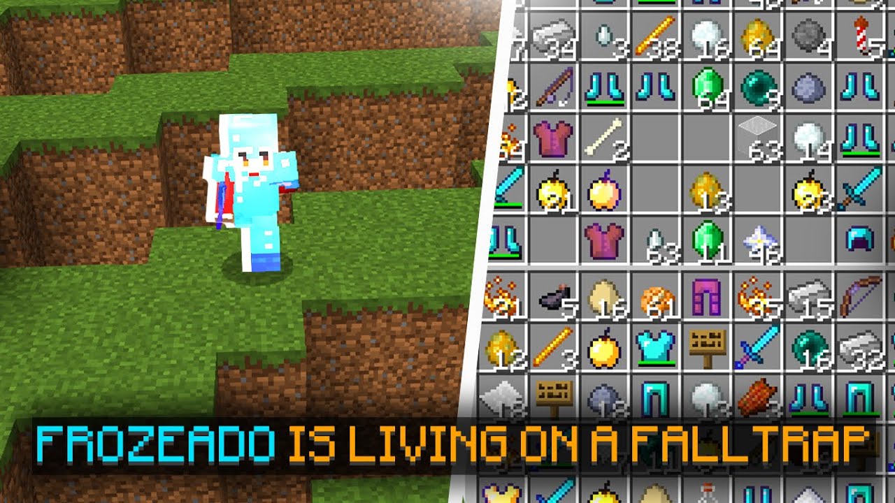 Esta FALL TRAP da MUCHO LOOT en Minecraft HCF! 🤑 - YouTube