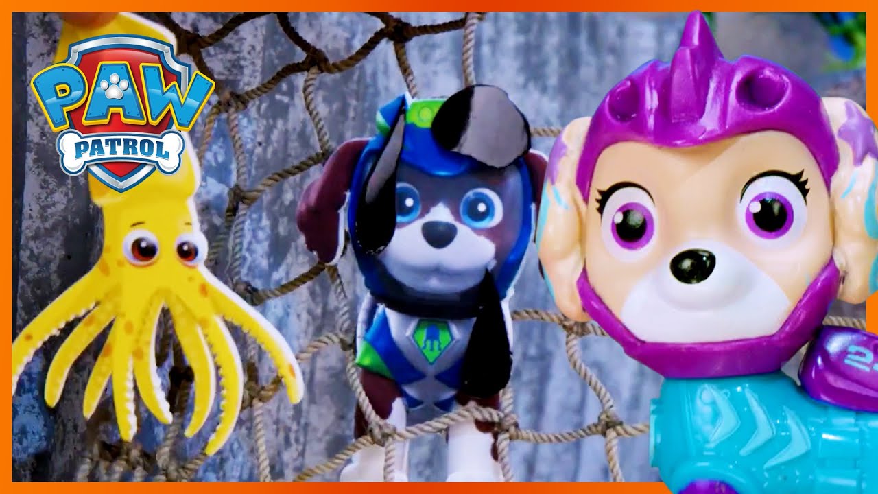 Aqua Pups Save Moby on a Treasure Hunt! | PAW Patrol | Toy Play for ...