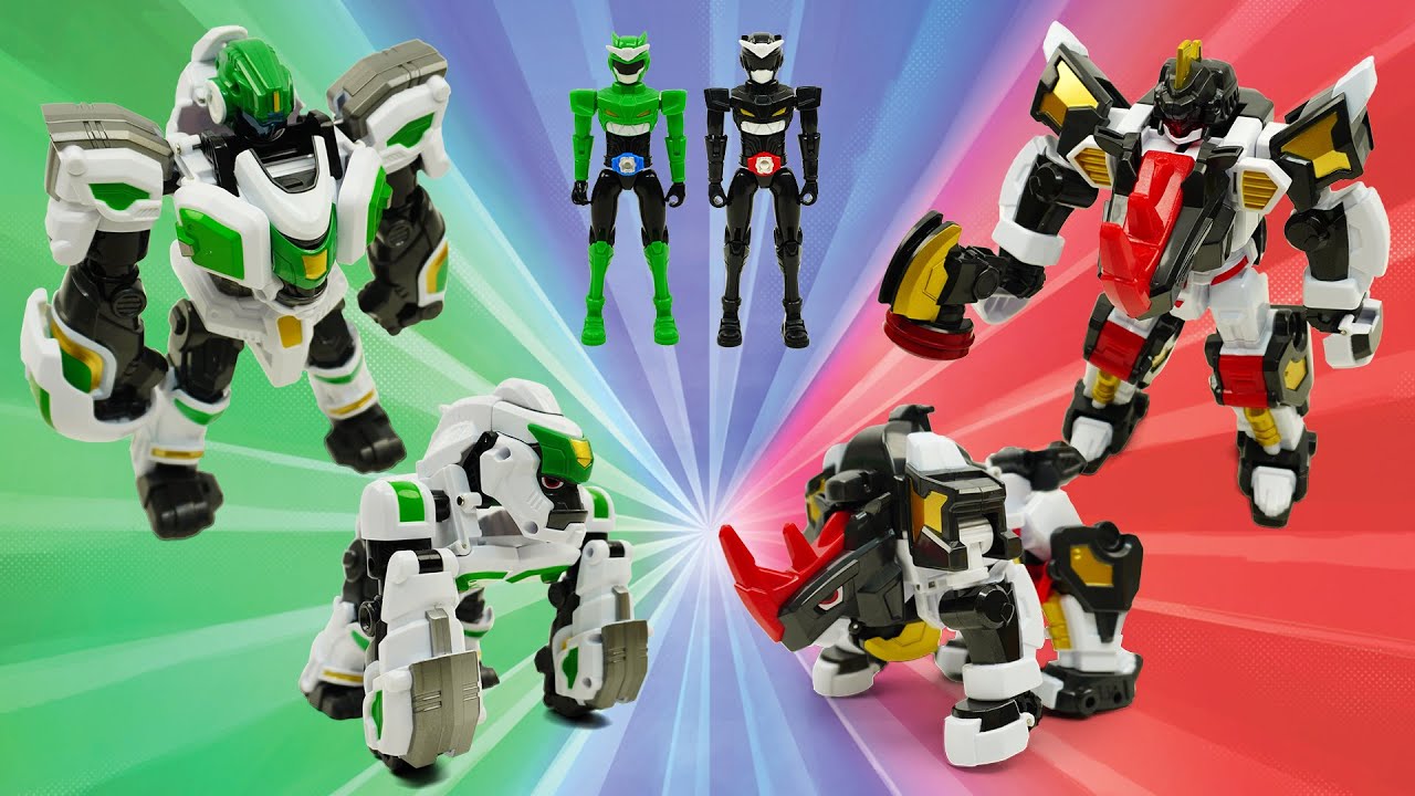 MiniForce AnimalTron Kora Jacky BigKong Rio Beast and Ranger Combo ...