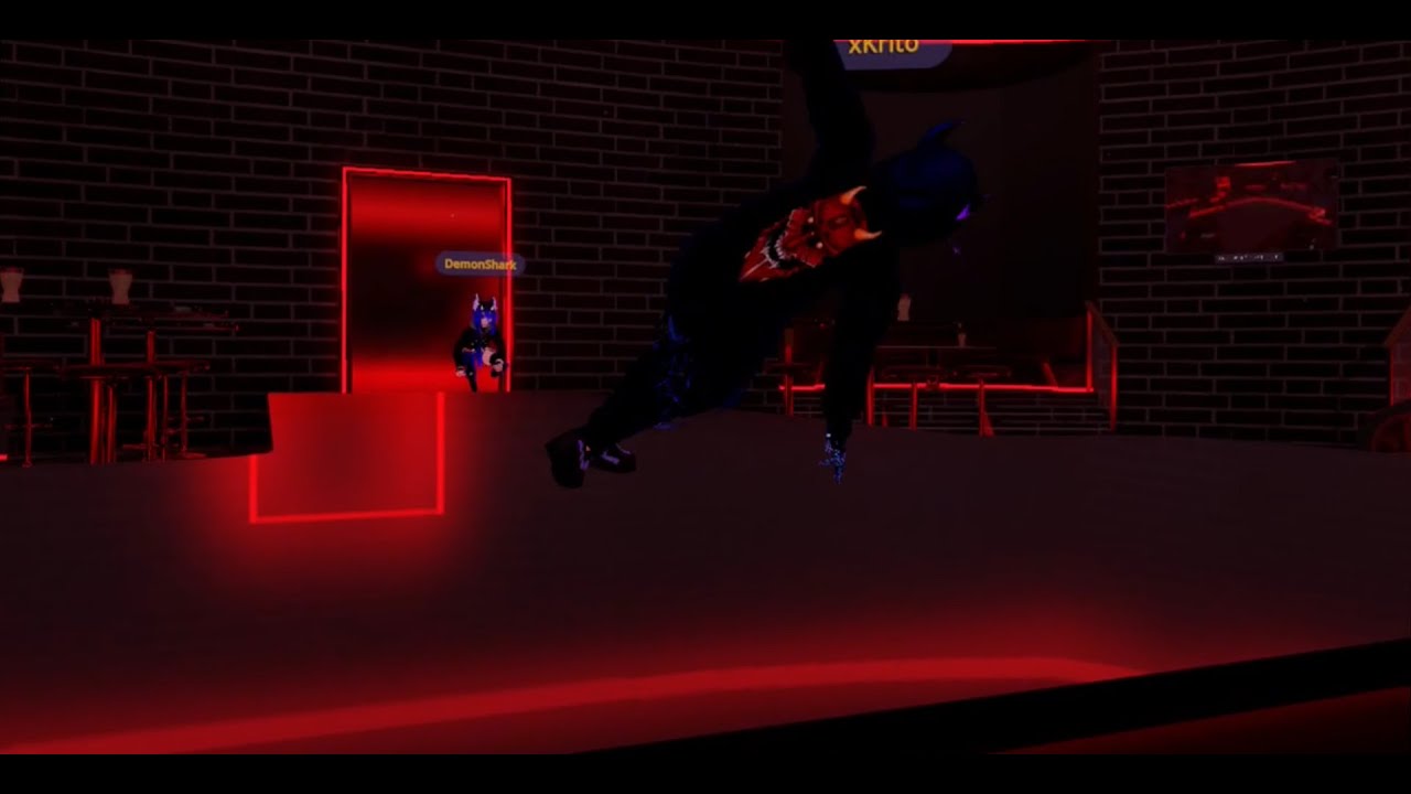 VR CHAT [Club Crimson - Dance Event] xKrito Performance - YouTube