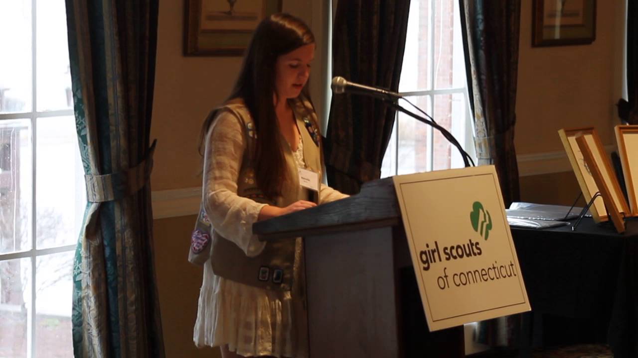 Natalie Gallo's Speech at CT Girl Scout STEM Awards Meeting 12-04-2015 ...