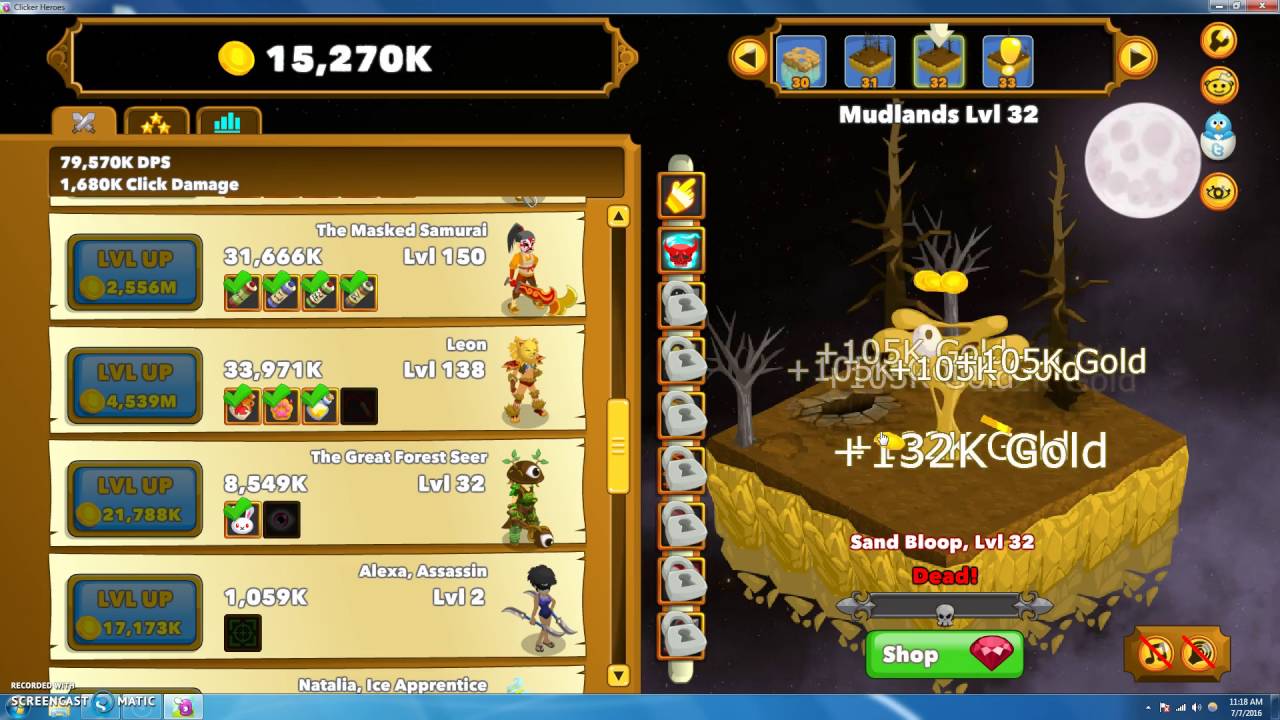2 Very Addicting Games: Cookie Clicker and Clicker Heros - YouTube