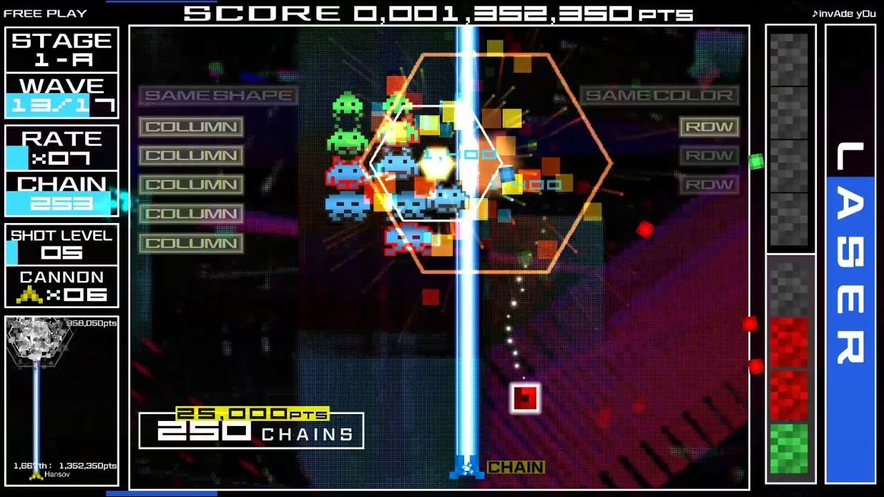 Space Invaders Extreme - Stage 1-A (No Commentary) - YouTube