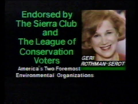 1992 Geri Rothman-Serot U.S. Senate Missouri political campaign ad ...