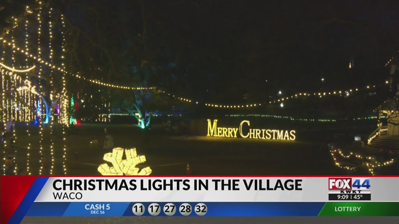 'Christmas Lights in the Village' returns to Waco - YouTube