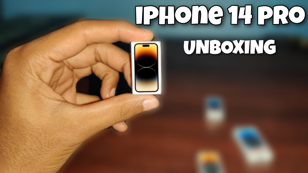 Mini iphone 14 pro unboxing | miniature | hunterdrugs - YouTube