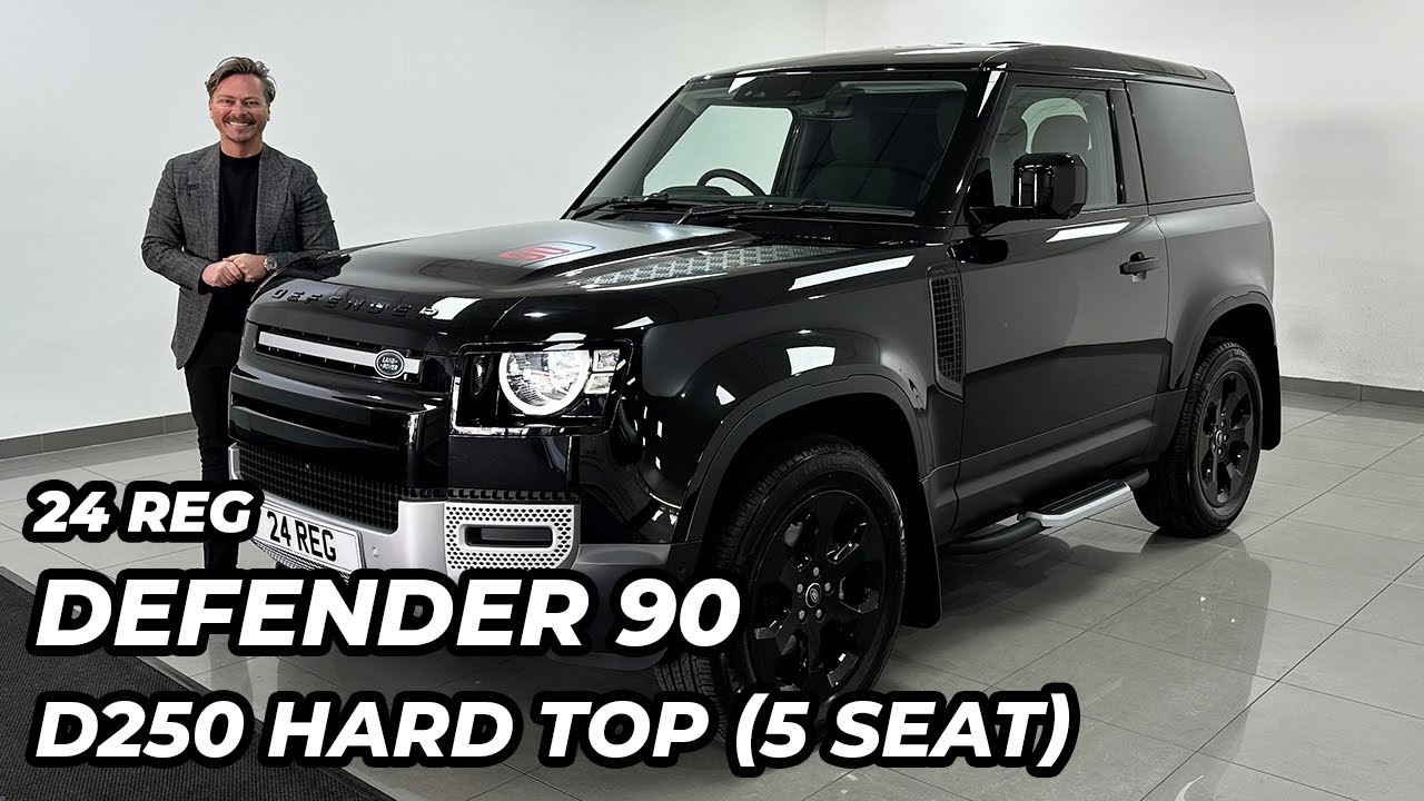 24 Reg Land Rover Defender 90 3.0 D250 Hard Top Commercial (5 Seat ...