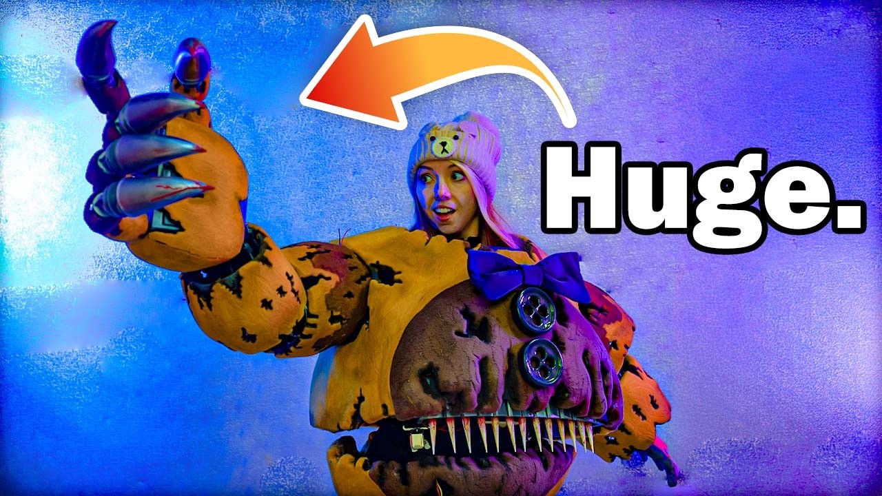 I made FNAF Hands & Chomping Chest! (Nightmare Fredbear) - YouTube