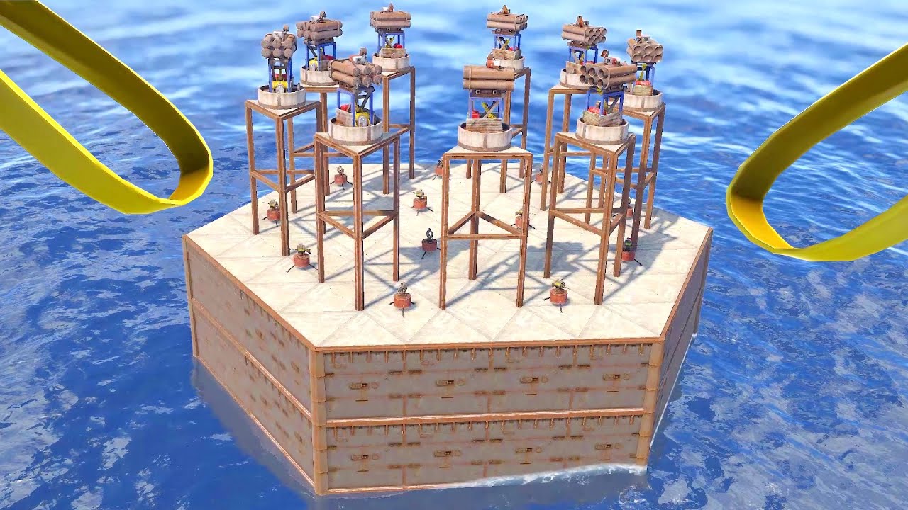 AERIAL RAIDING a HELI-PROOF OUTPOST in the OCEAN... - YouTube