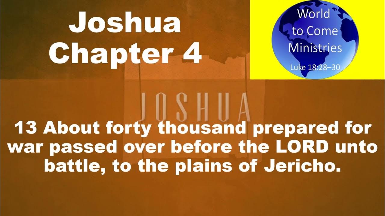Daily Bible Reading Joshua Chapter 4 - YouTube
