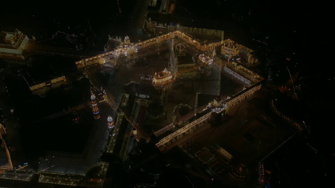 Golden Temple Drone Shot ️ - YouTube