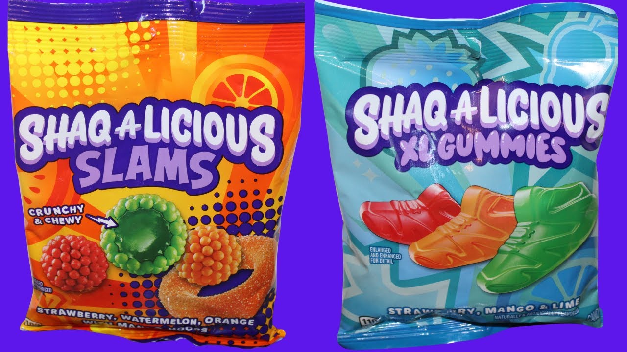 Shaq-A-Licious SLAMS & XL Gummies Review - YouTube