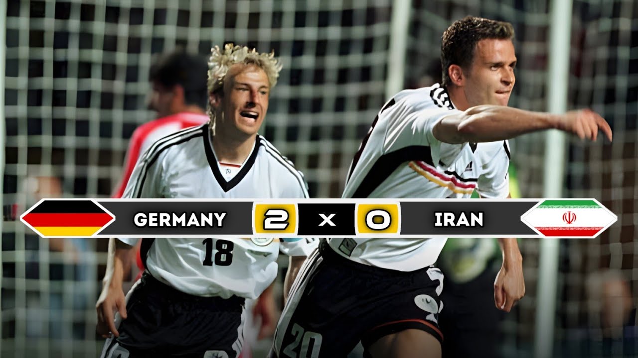Germany 🇩🇪 × 🇮🇷 Iran | 2 × 0 | HIGHLIGHTS | ALL GOALS | World Cup 1998 ...
