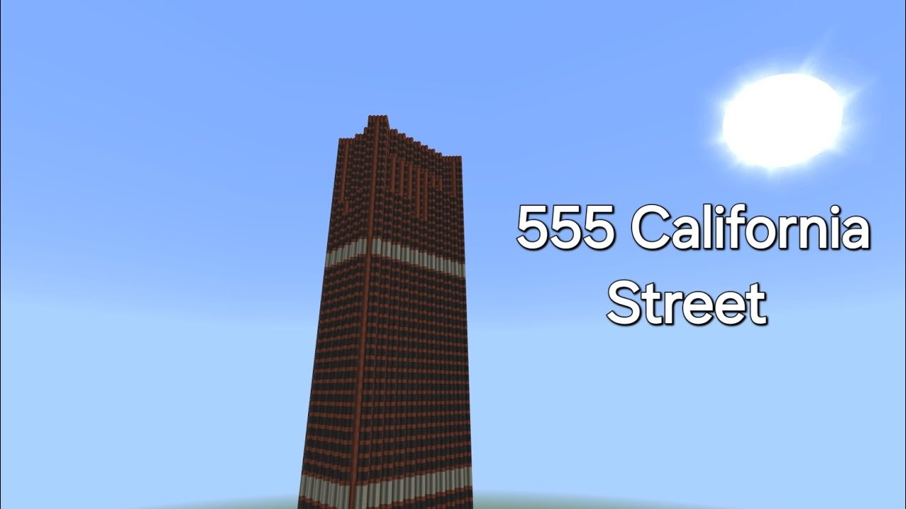 how to build 555 California Street minecraft tutorial - YouTube