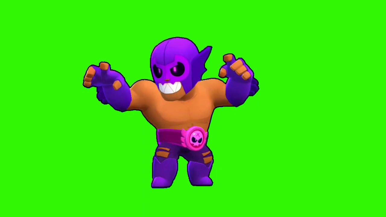 Футаж Эль Рудо Примо Бравл Старс | Green screen El Rudo Primo Brawl ...