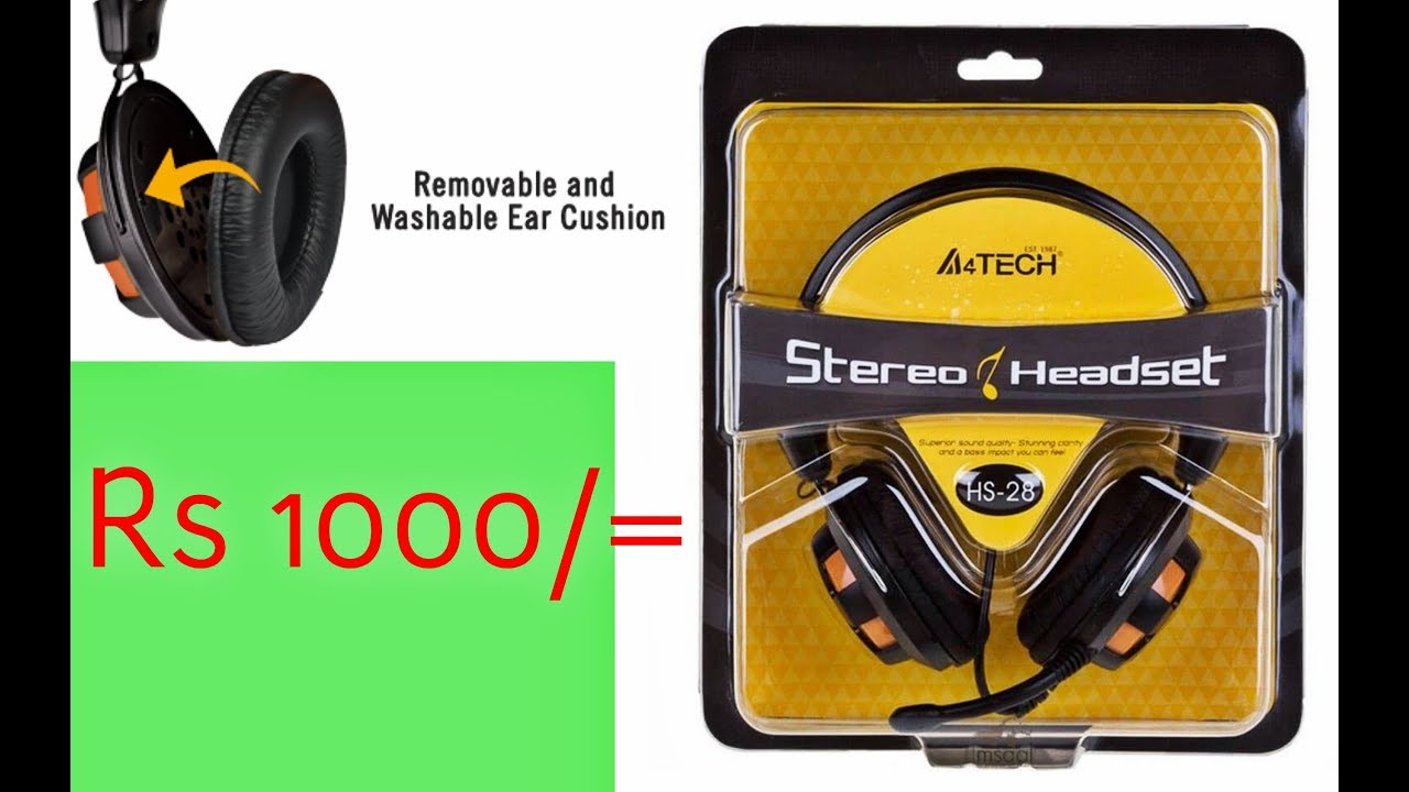 Cheap and Best Performance A4Tech Headphone - YouTube