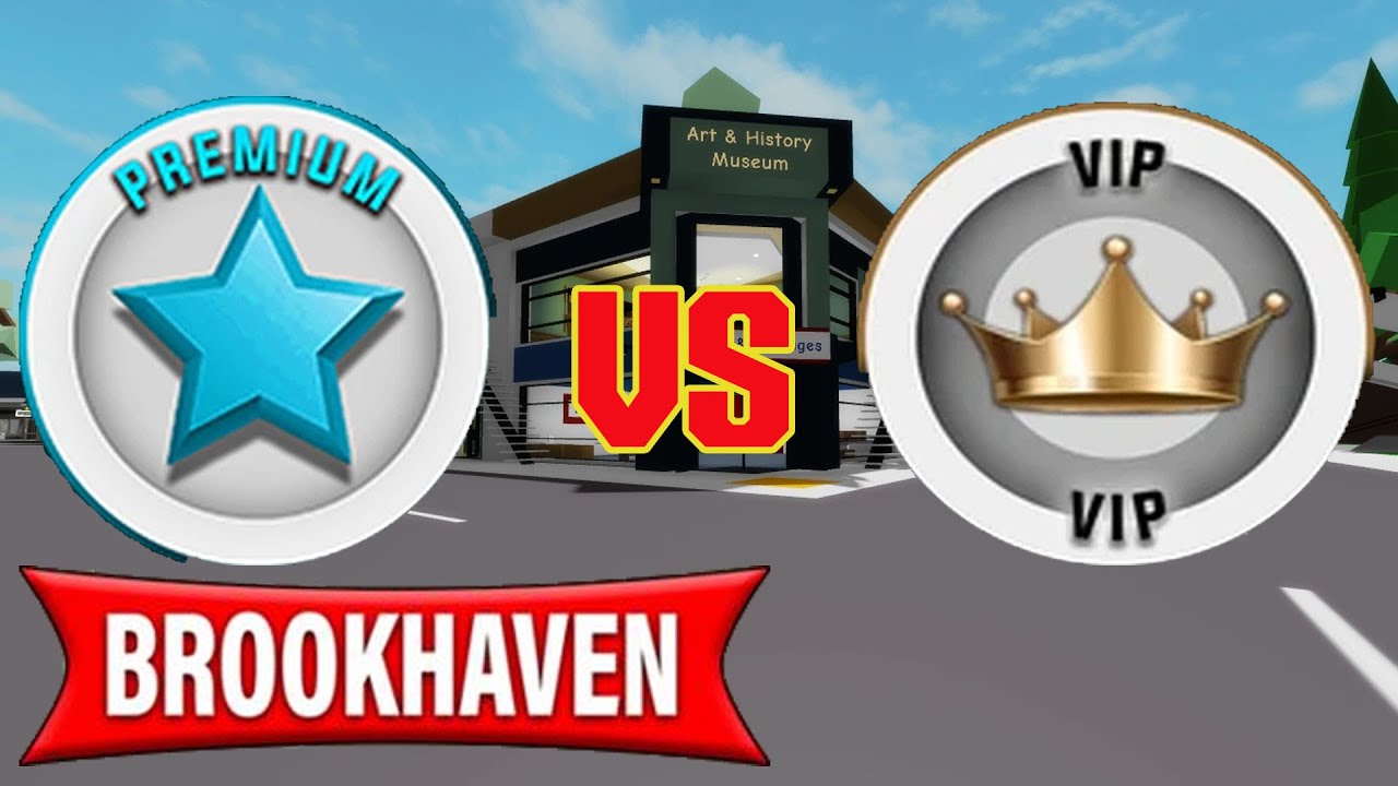 Qual o Melhor Game Pass no Roblox em Brookhaven Premium ou VIP - YouTube