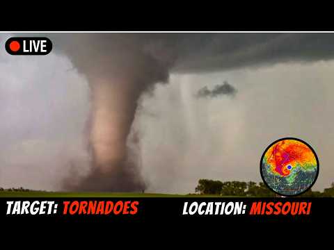 🔴 Tornado Threat Increasing Across Missouri - LIVE STORM CHASER
