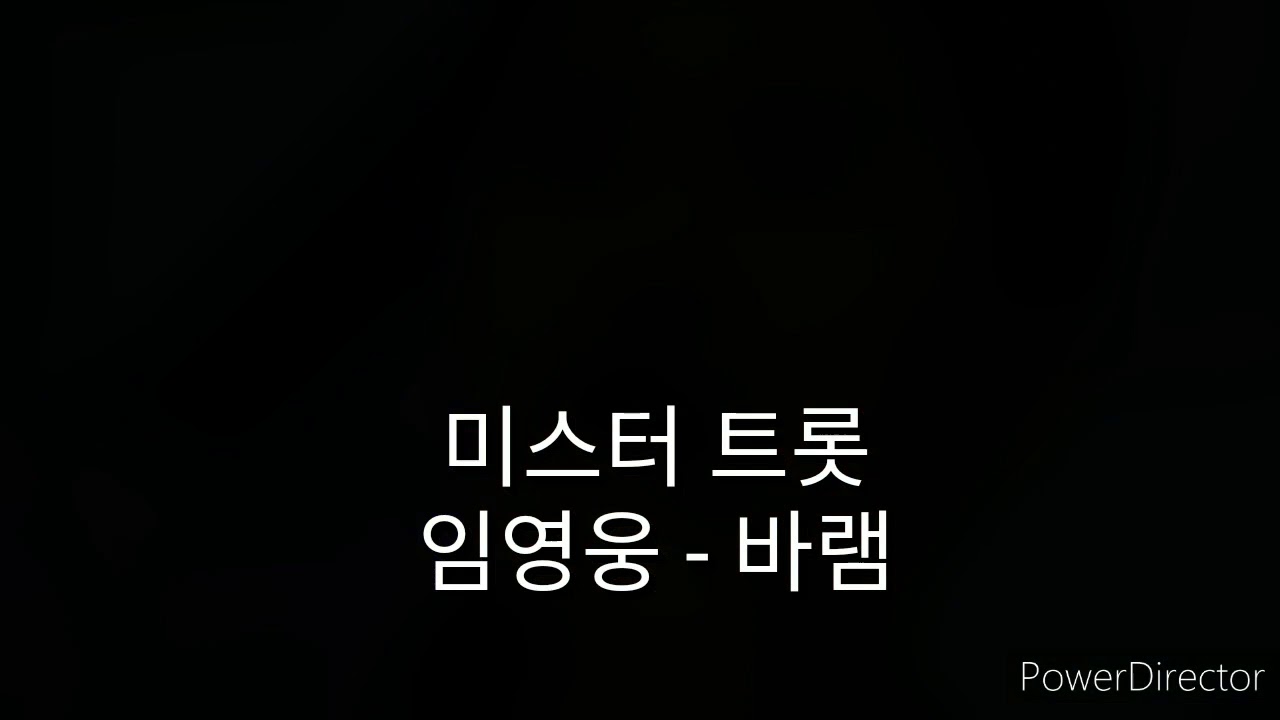 미스터 트롯 임영웅 바램 Youtube