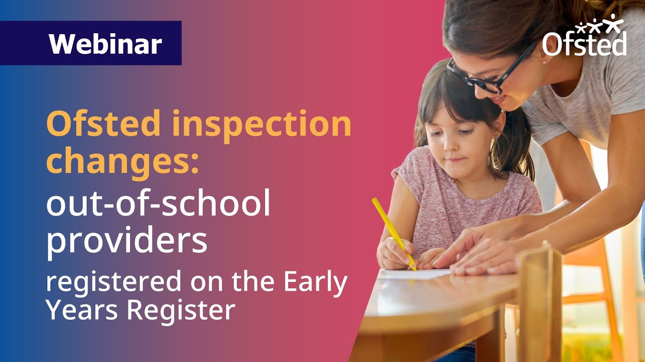 Ofsted education inspection framework out-of-school providers ...