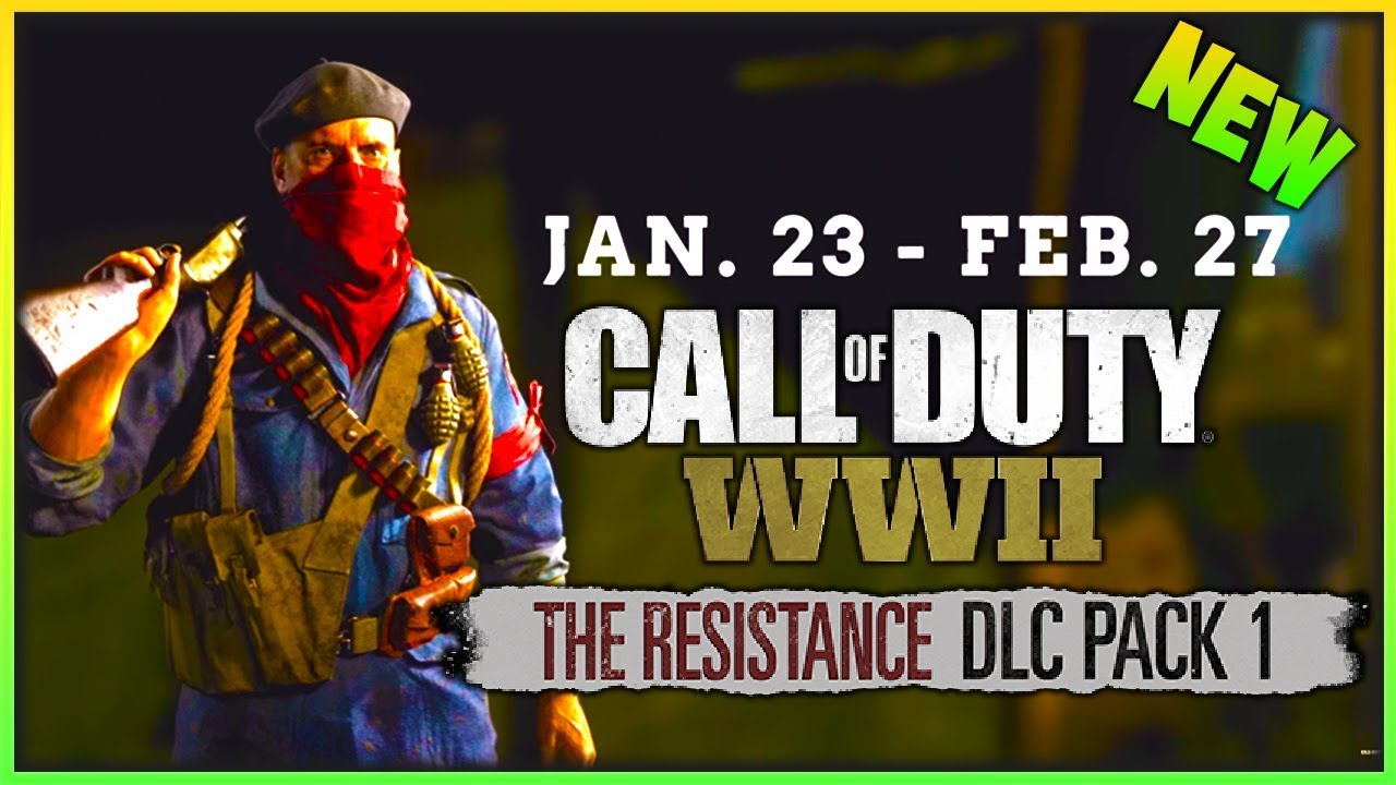 CALL OF DUTY WW2 UPDATE | Resistance Event and DLC in January - YouTube