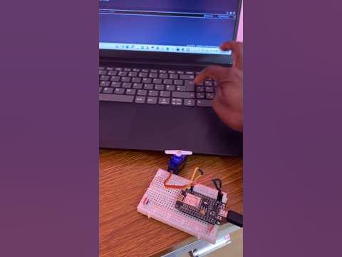 ESP8266 Servo Motor Control using Serial Monitor - Arduino IDE #shorts - YouTube