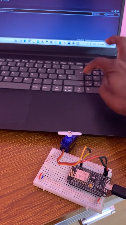 ESP8266 Servo Motor Control using Serial Monitor - Arduino IDE #shorts - YouTube