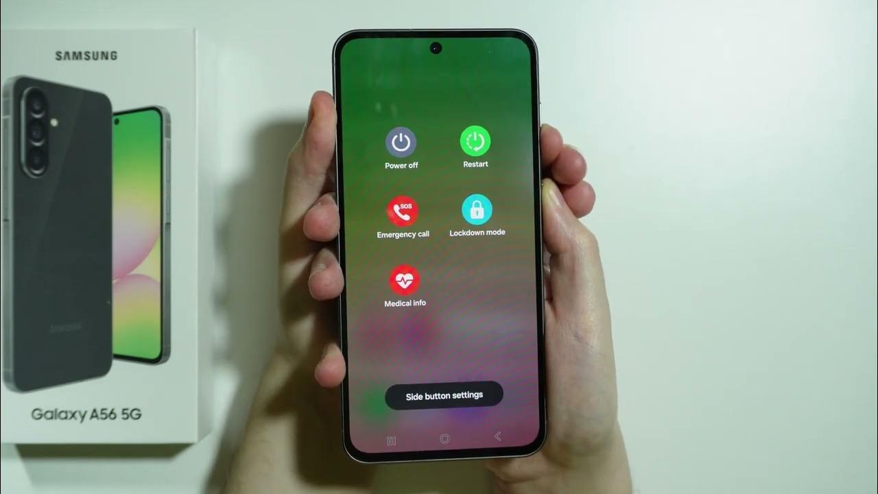 Samsung Galaxy A56 5G: How to Soft Reset - YouTube