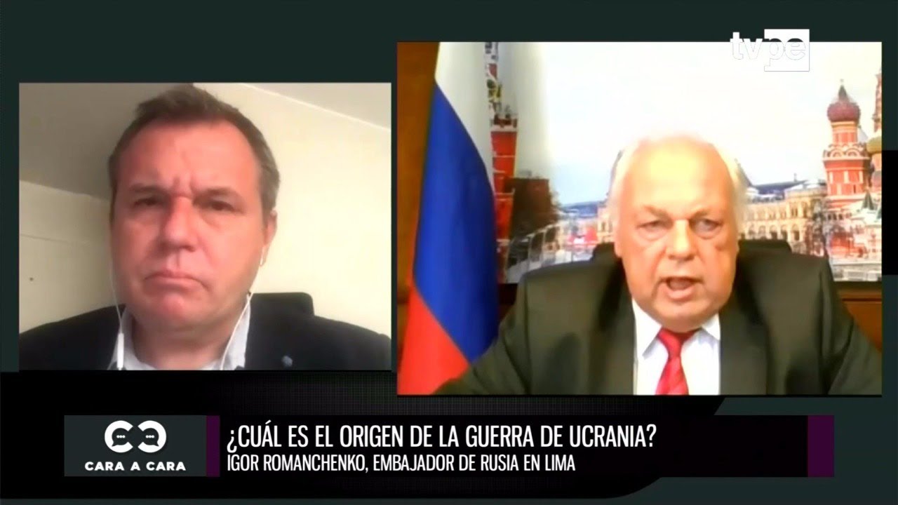 Cara a Cara | Igor Romanchenko, embajador de Rusia en el Perú - YouTube