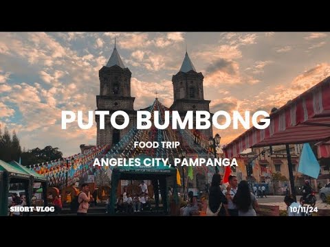 PUTO BUMBONG | ANGELES CITY PLAZA | SHORT VLOG - YouTube
