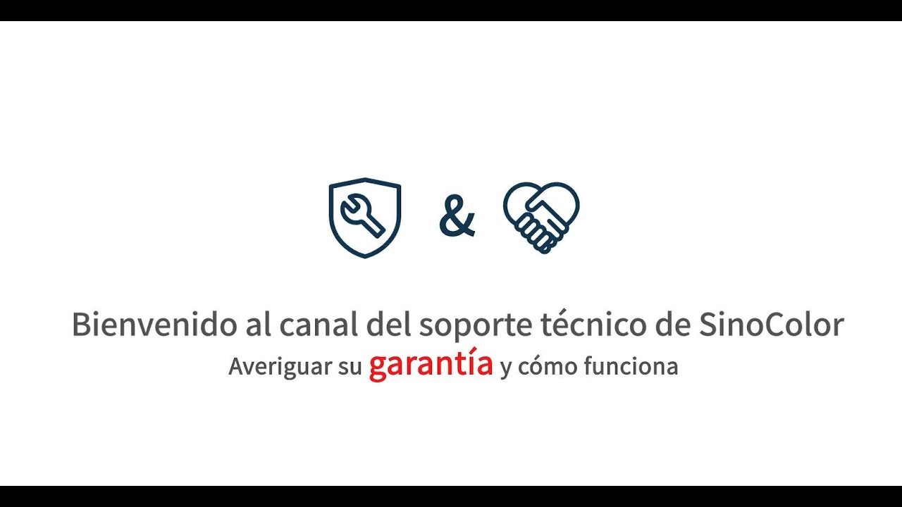 Introducción del soporte posventa de SinoColor - YouTube