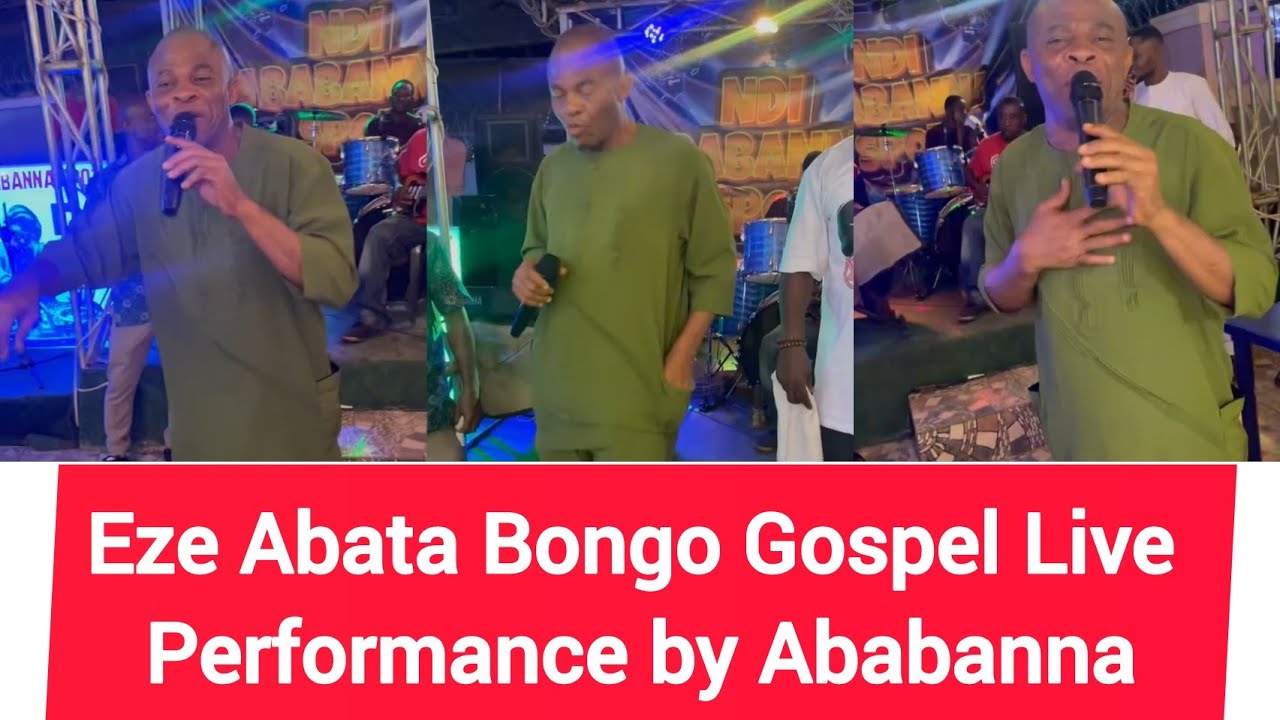 Eze Abata Bongo Gospel Live Performance by Ababanna - YouTube