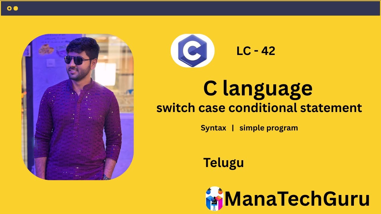 𝐒𝐰𝐢𝐭𝐜𝐡 𝐂𝐚𝐬𝐞 𝐢𝐧 𝐂 | 𝐒𝐲𝐧𝐭𝐚𝐱 𝐚𝐧𝐝 𝐒𝐢𝐦𝐩𝐥𝐞 𝐄𝐱𝐚𝐦𝐩𝐥𝐞 𝐄𝐱𝐩𝐥𝐚𝐢𝐧𝐞𝐝 - YouTube