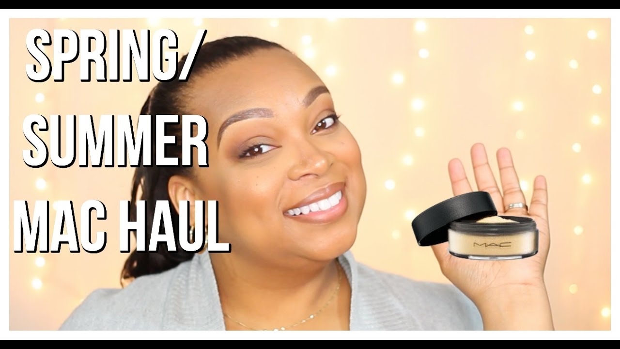 Spring Summer MAC Haul (PoshLifeDiaries) - YouTube