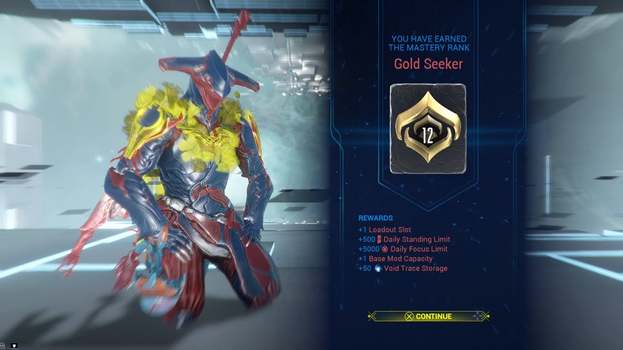 Mastery Rank 12 Test / Gold Seeker / The road to Legend / Warframe ...