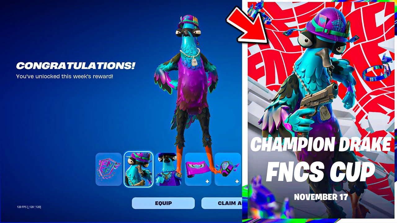 Unlocking *Champion Drake FNCS SKIN* EARLY in Fortnite! - YouTube