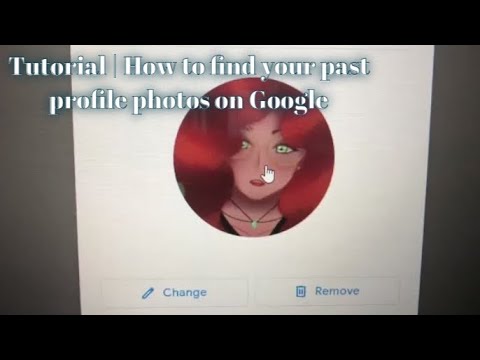 Tutorial (11) | How to find your past profile photos on Google - YouTube