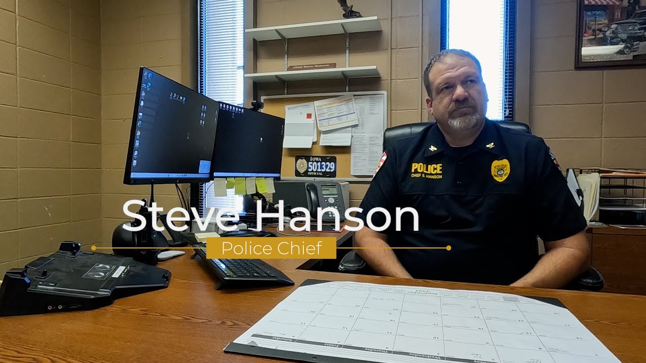 Chief Steve Hanson on Goals for the Webster City Police Department ...