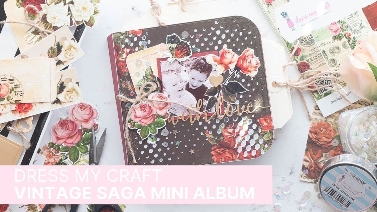 Dress My Craft Mini Album - YouTube