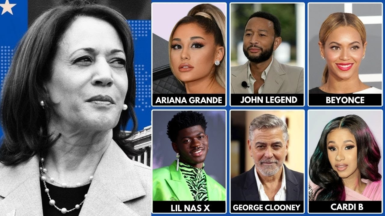 Celebrities Who Support Kamala Harris - YouTube