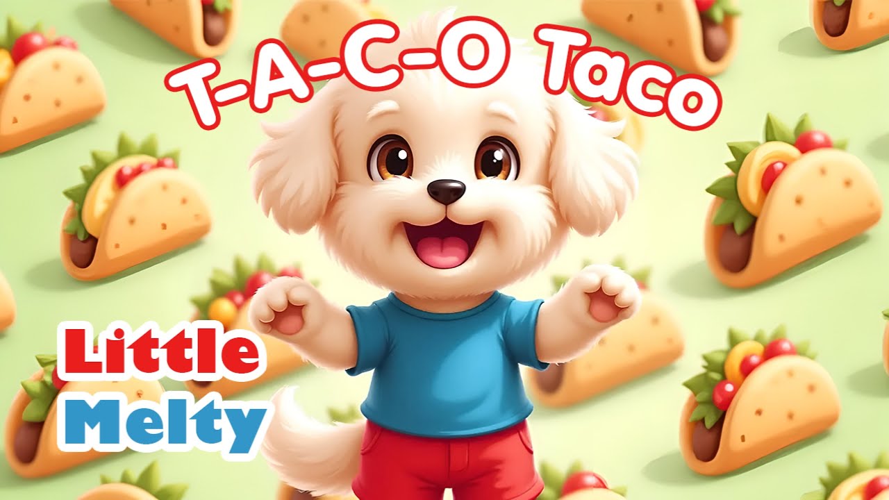 T-A-C-O Taco | Food Fun Dance Song | Animated Kid Songs - YouTube