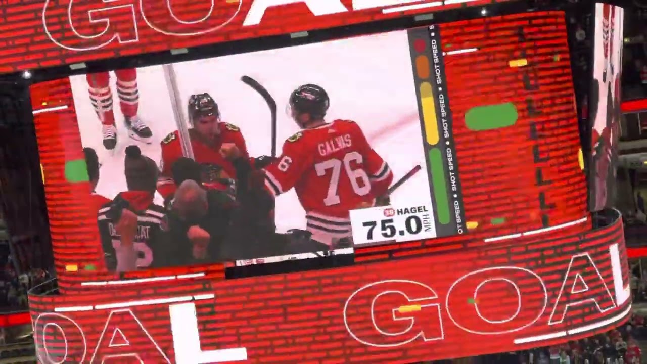 Chicago Blackhawks goal horn at United Center - YouTube