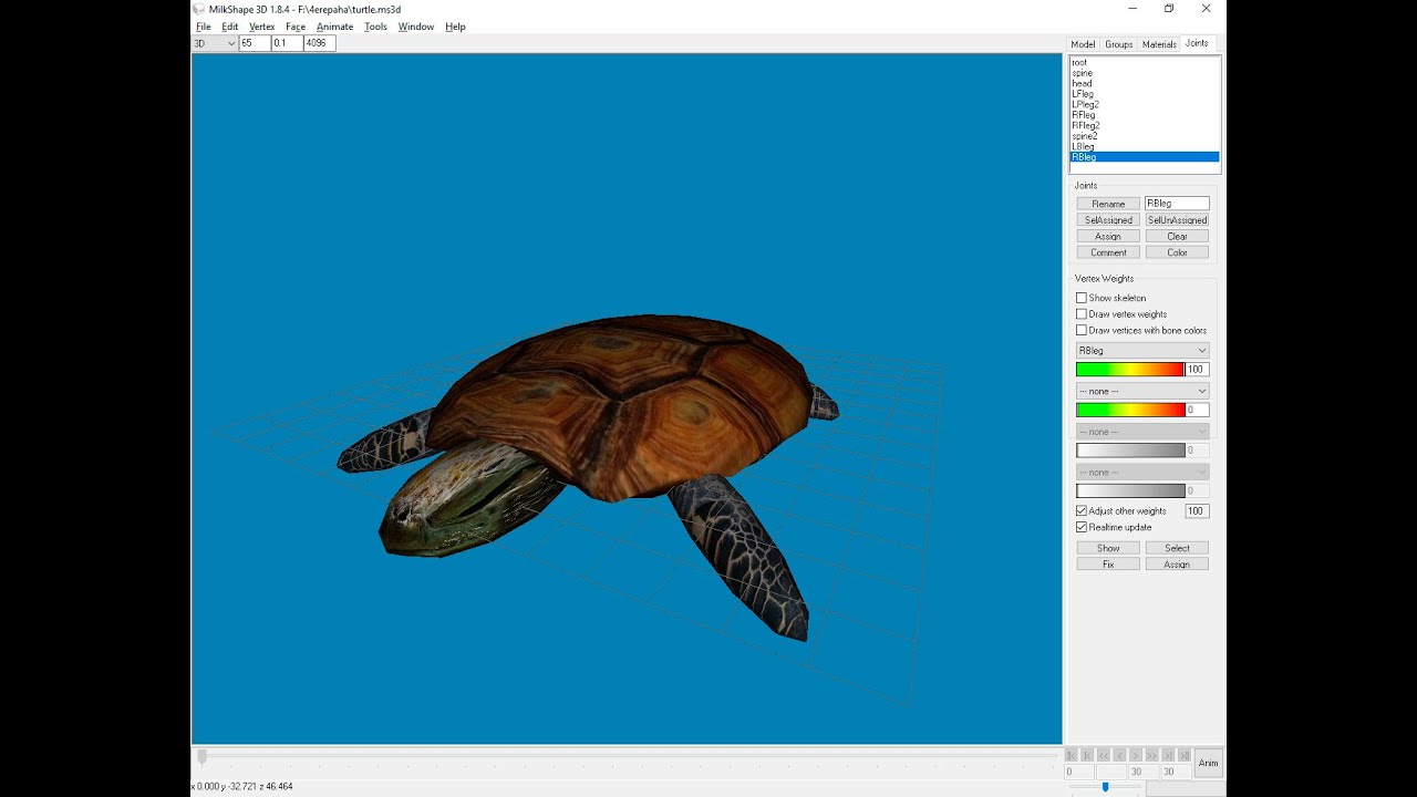 MilkShape 3D создание модели с нуля, текстурирование и анимация - YouTube