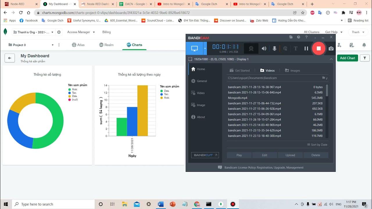 [2021-11-28] Node Red webcam QR code + MongoDB Chart - YouTube